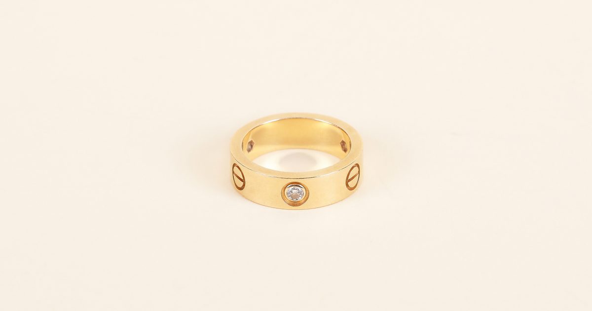 Cartier 3 Diamond Love Ring | Vivrelle