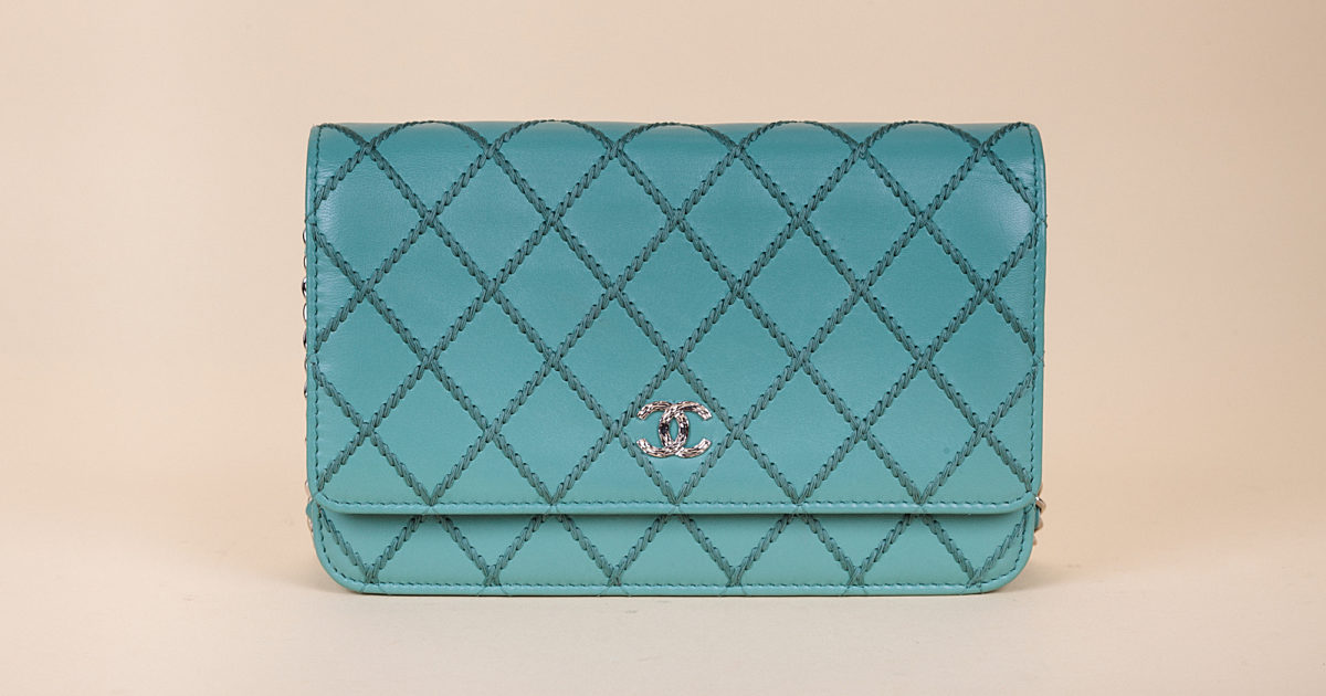 Chanel Stitched Fancy Wallet on a Chain | Vivrelle