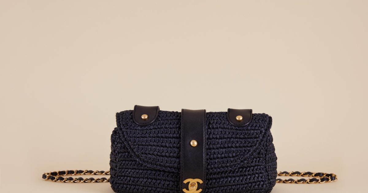 Chanel Limited Edition Raffia Wicker Rounded Flap Bag | Vivrelle