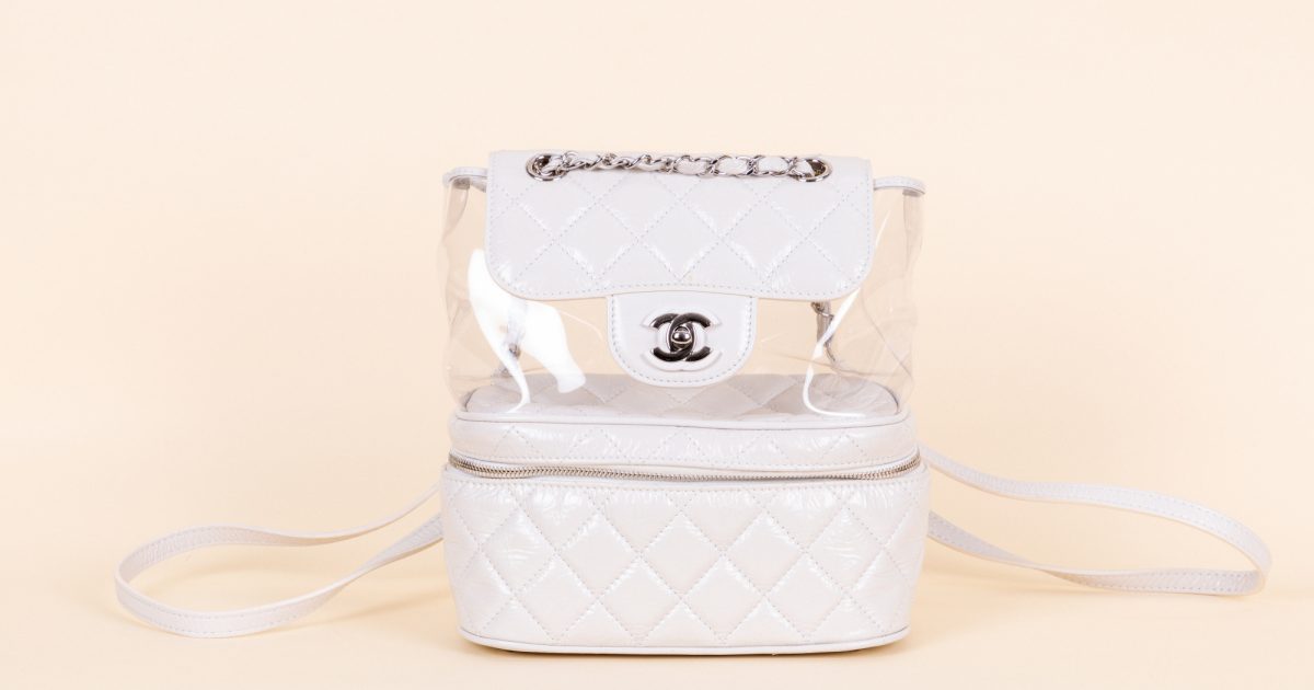 Chanel PVC Transparent Vanity Flap Backpack | Vivrelle