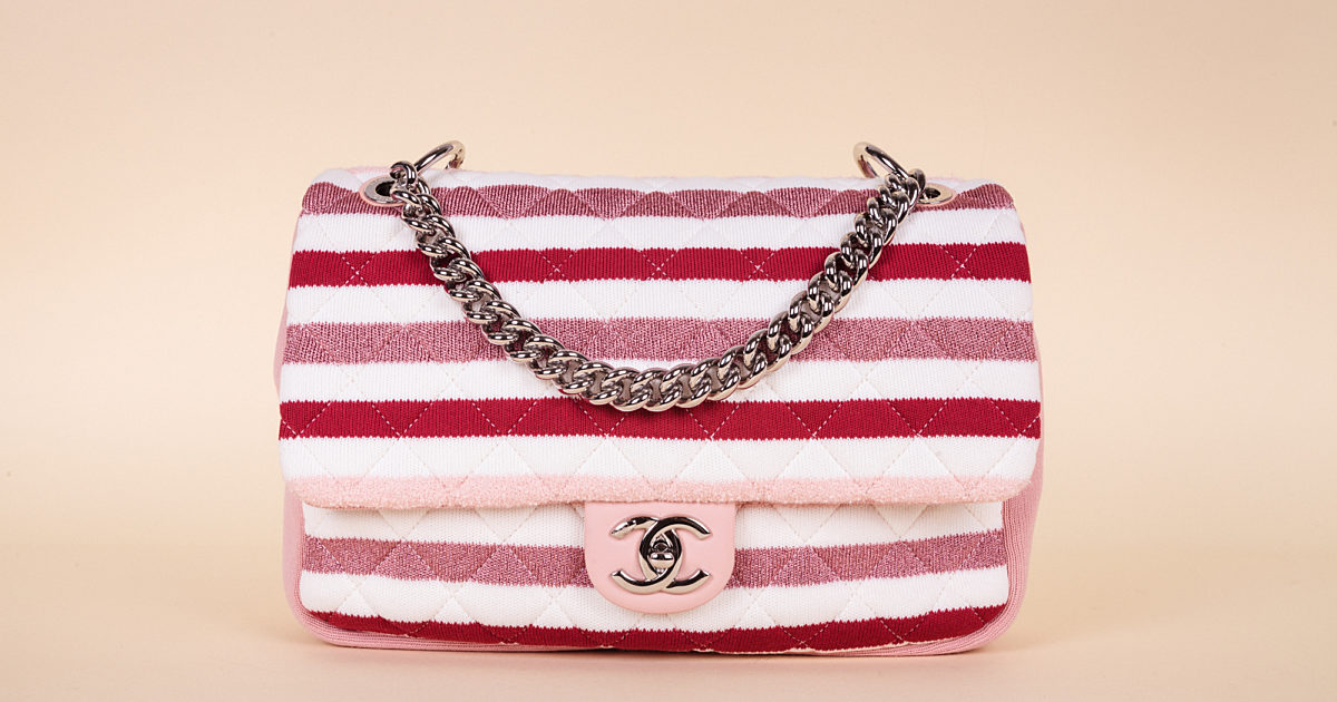Chanel Jersey Felt and Rope Maxi Flap Bag | Vivrelle