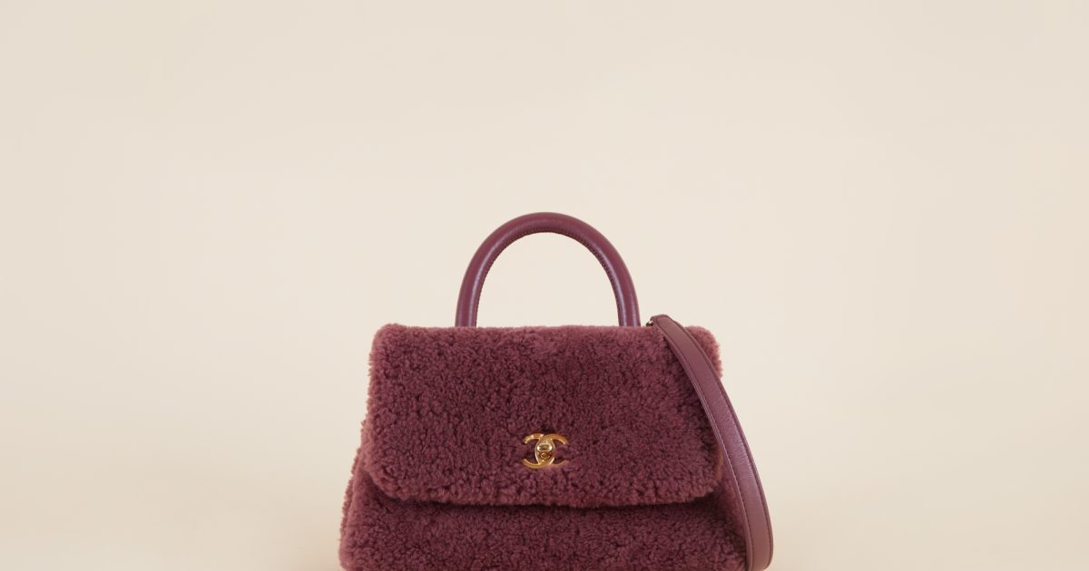 Chanel Shearling Small Coco Handle Bag | Vivrelle