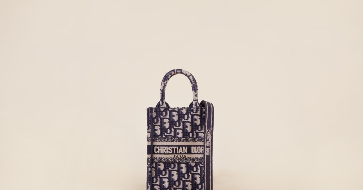 Christian Dior Mini Book Tote Phone Bag | Vivrelle