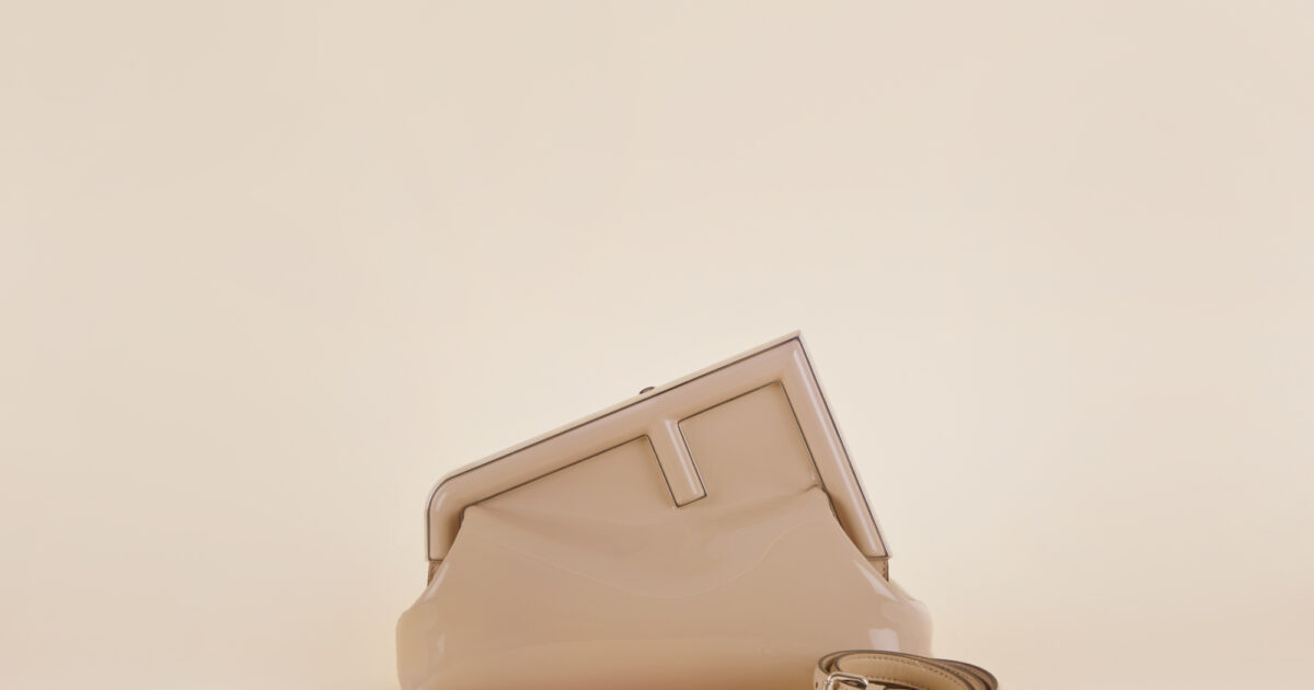 Fendi Patent Midi Fendi First Bag | Vivrelle