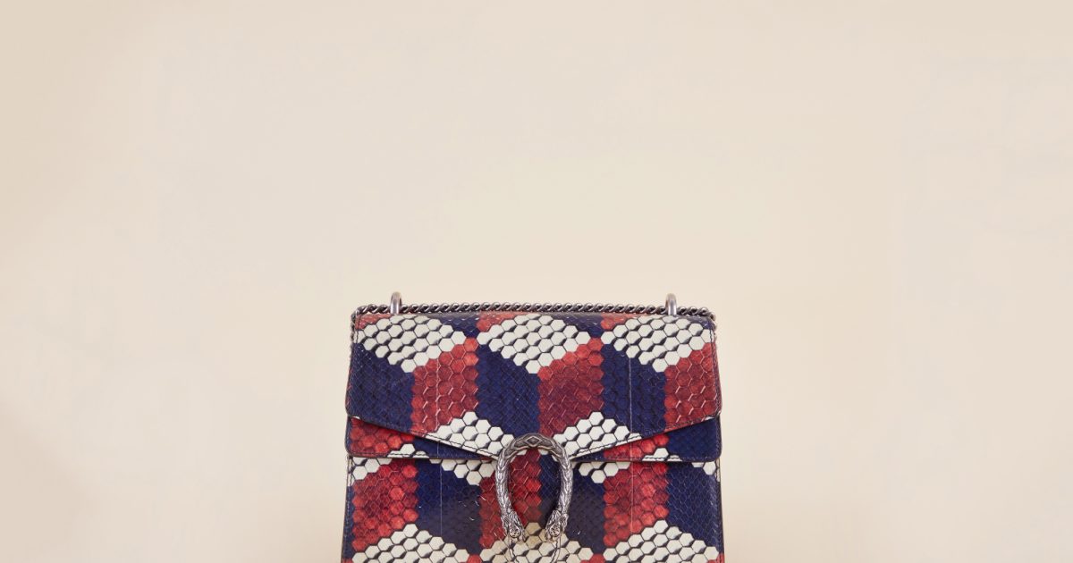 Gucci Python Cubic Dionysus Medium Shoulder Bag | Vivrelle