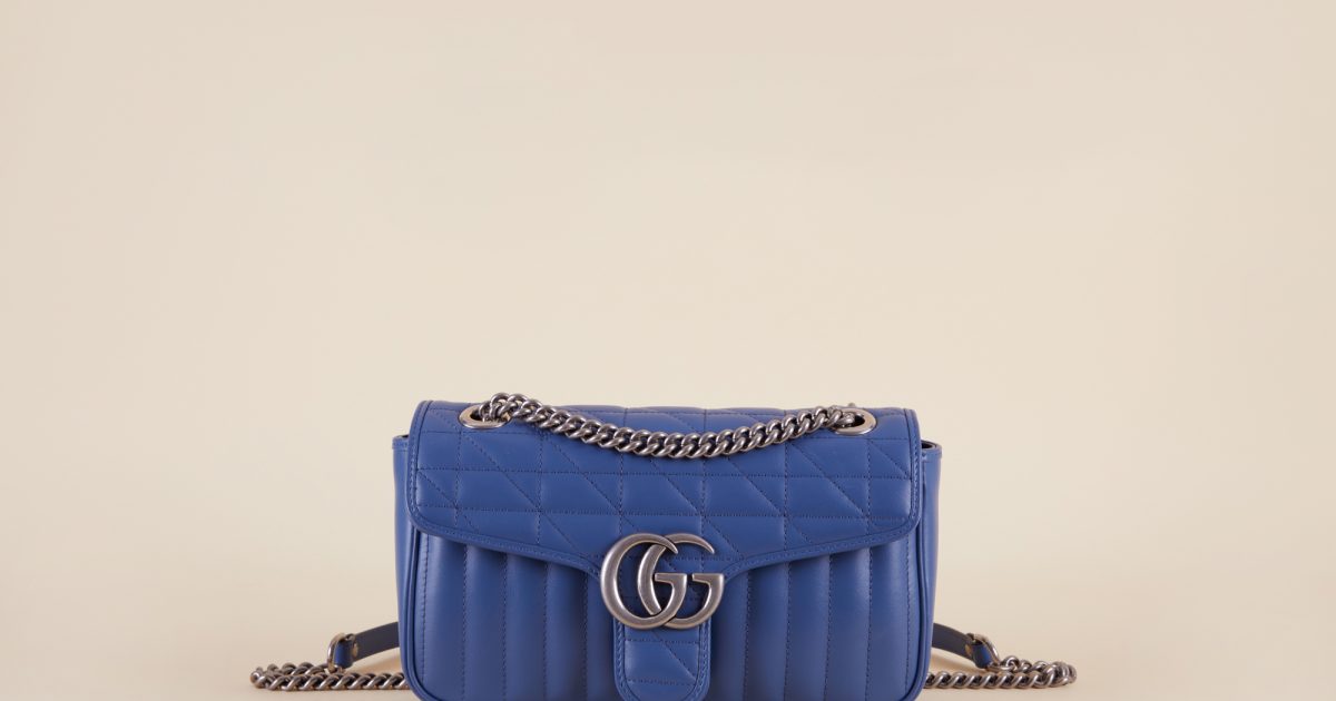 Gucci Aria GG Marmont Matelasse Small Shoulder Bag | Vivrelle