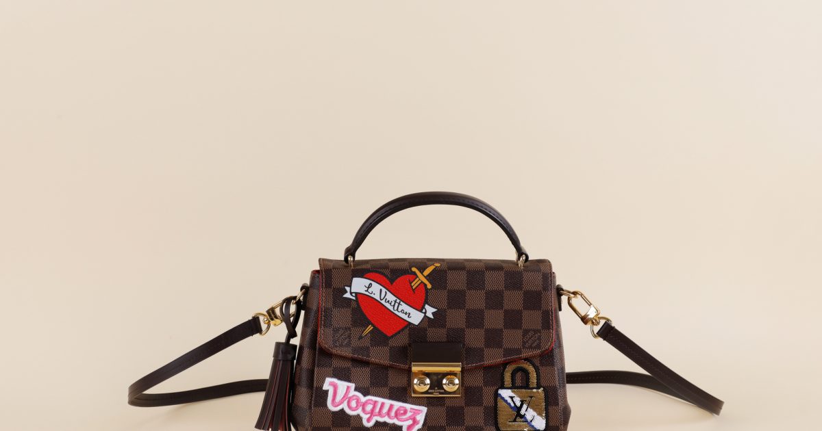 Louis Vuitton Limited Edition Damier Ebene Patches Croisette | Vivrelle
