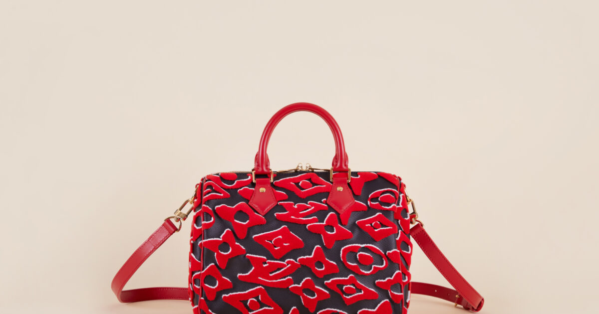 Louis Vuitton Urs Fischer Tufted Monogram Speedy Bandouliere 25 | Vivrelle