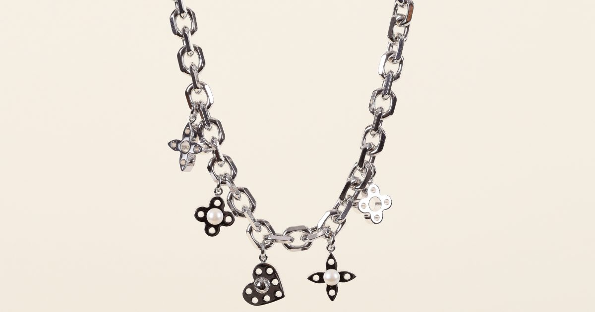 Louis Vuitton Monogram Hide and Seek Chain Necklace | Vivrelle