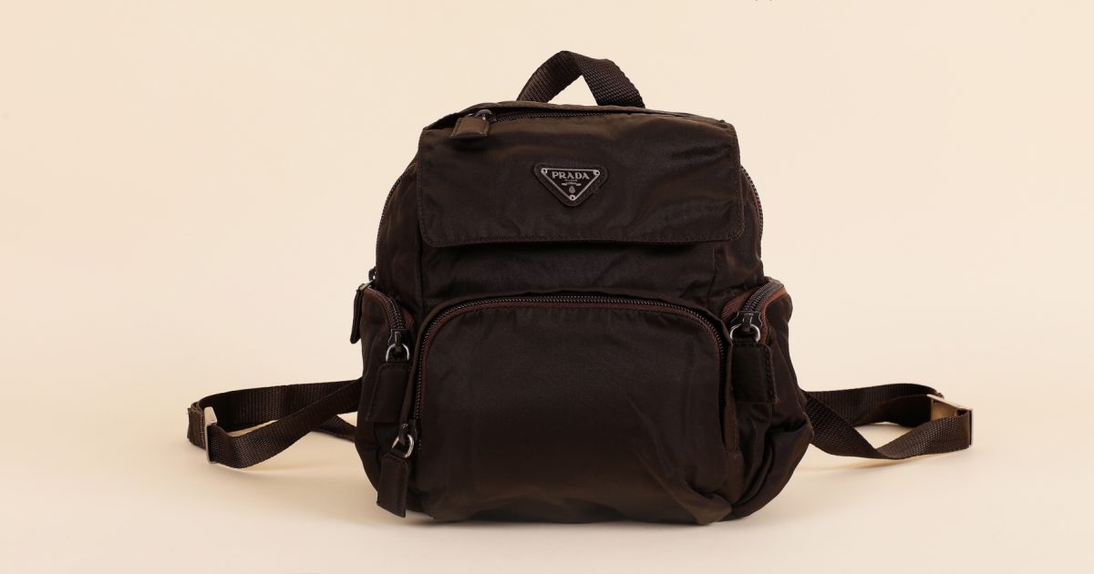 Prada Nylon Multi Pocket Mini Backpack | Vivrelle
