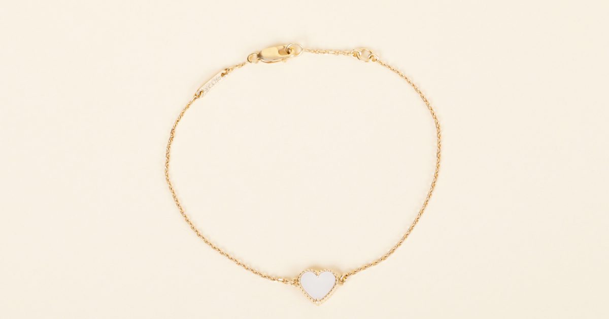Van Cleef & Arpels Sweet Alhambra Heart Bracelet | Vivrelle